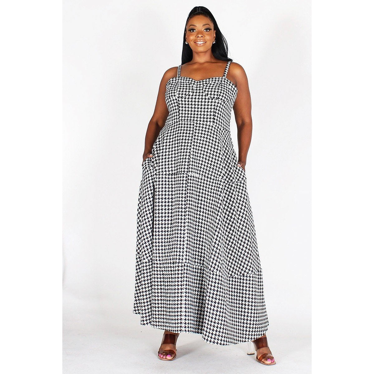 Plus Tank Ball Gown Flare Maxi Dress – ImMore Curvy Boutique